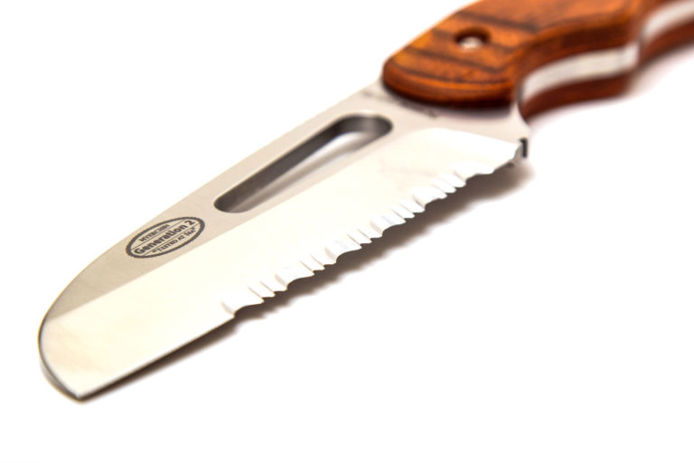 Myerchin Pro Wood Handle Offshore System Rigging Knife(W100P)